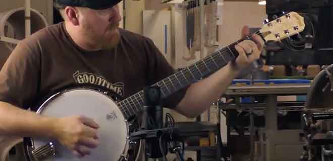 Loop End Strings on the Goodtime 6 String Banjo?